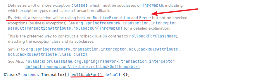 Spring @Transactional事务失效的六种场景与原因-开发者社区-阿里云