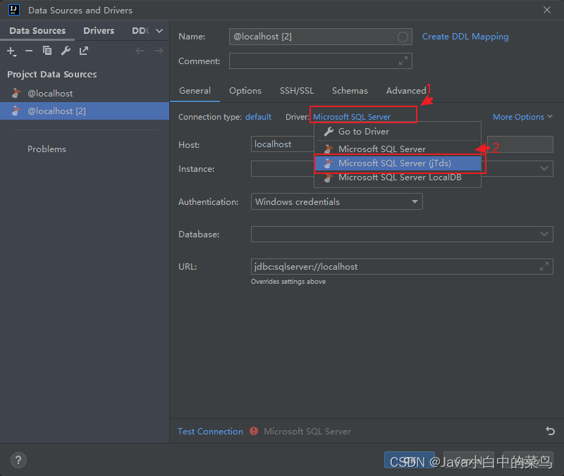 IDEA DataGrip连接sqlserver 提示驱动程序无法通过使用安全套接字层(SSL)加密与 SQL Server 建立安全连接的解决方法-阿里云开发者社区