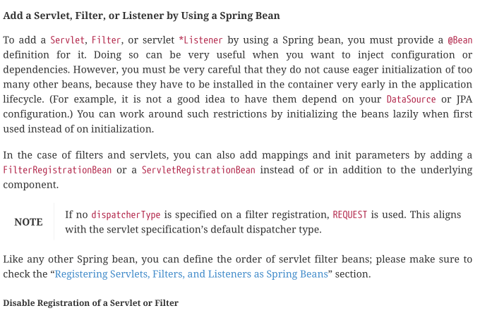 在spring boot中添加servlet filter *Listener-阿里云开发者社区
