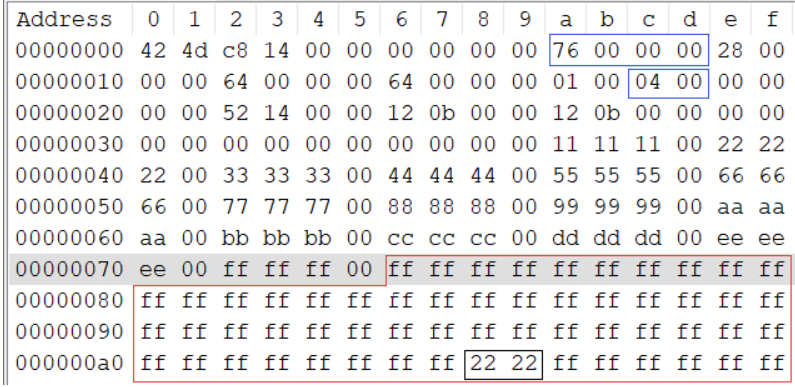 bmp位图格式详细介绍-1/4/8/16/24/32bit、存储格式等-阿里云开发者社区