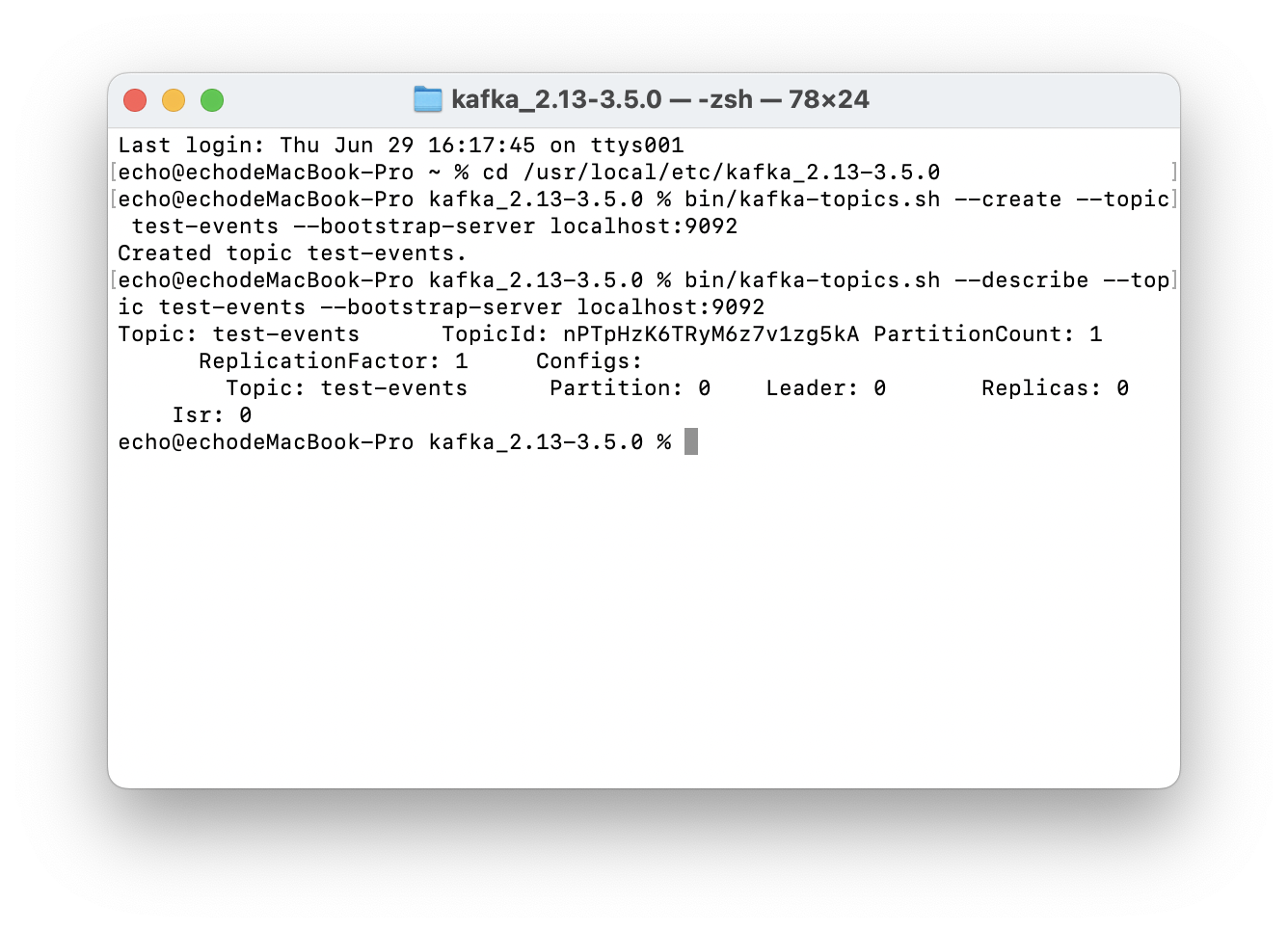 macOS 系统 安装 Kafka 快速入门-阿里云开发者社区