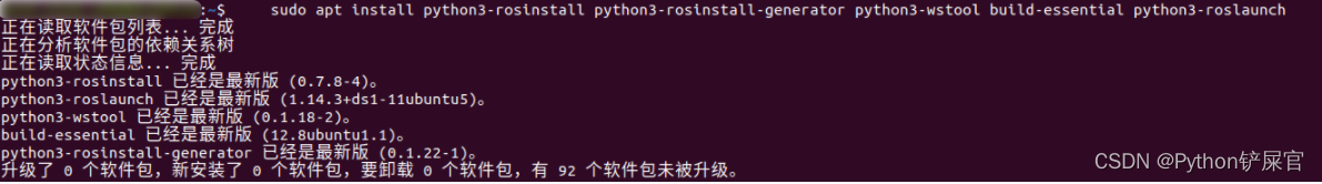 Ubuntu20.04安装ROS Noetic的完整步骤与验证-开发者社区-阿里云