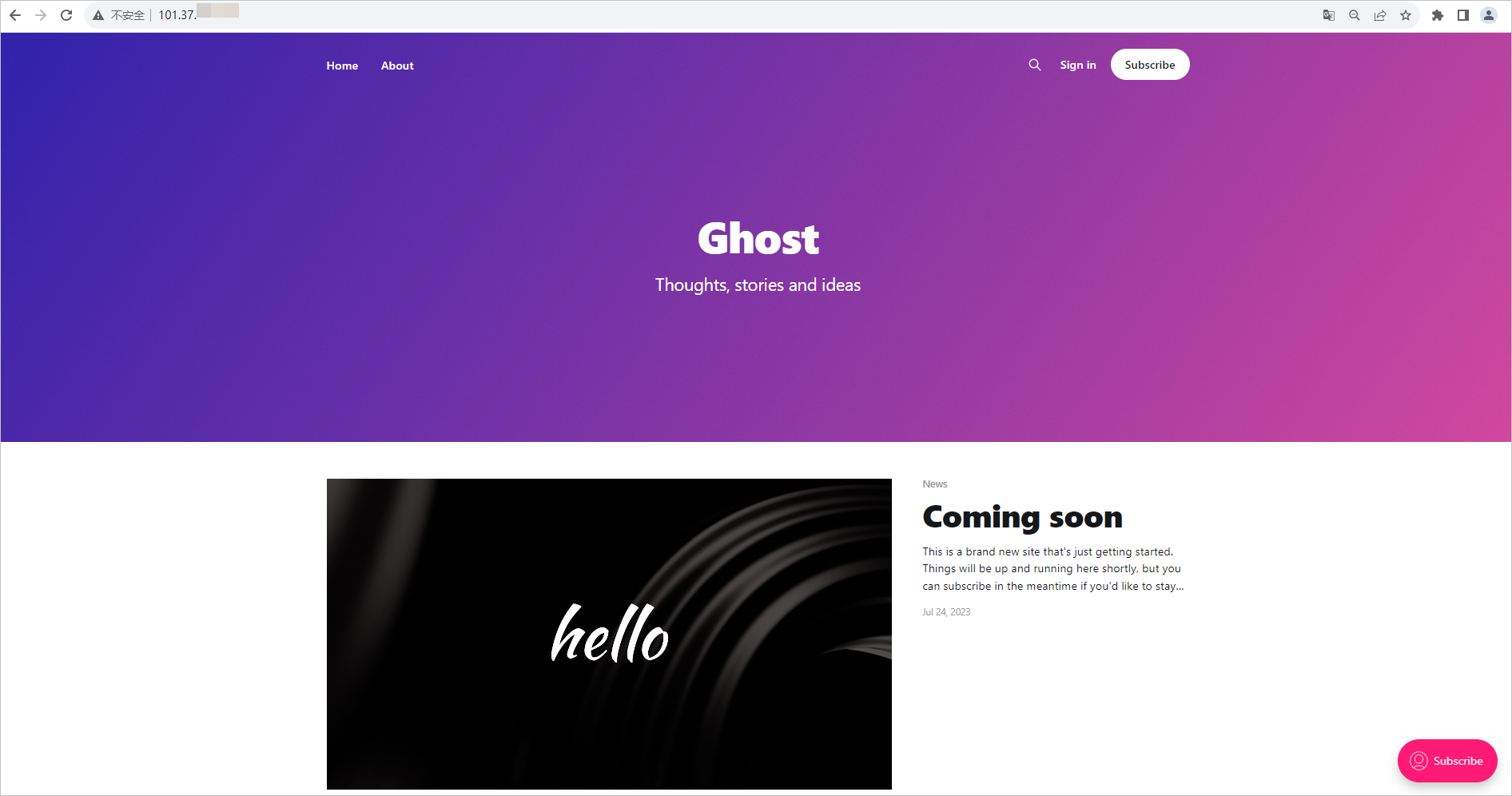 【ECS生长万物之开源】搭建Ghost博客（Ubuntu）-阿里云开发者社区