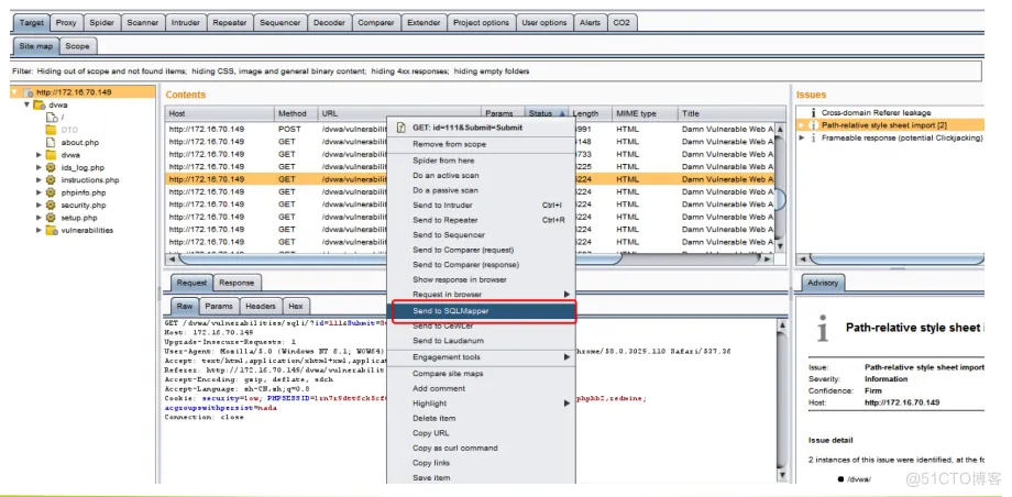 使用BurpSuite插件联动sqlmap实现SQL注入-开发者社区-阿里云