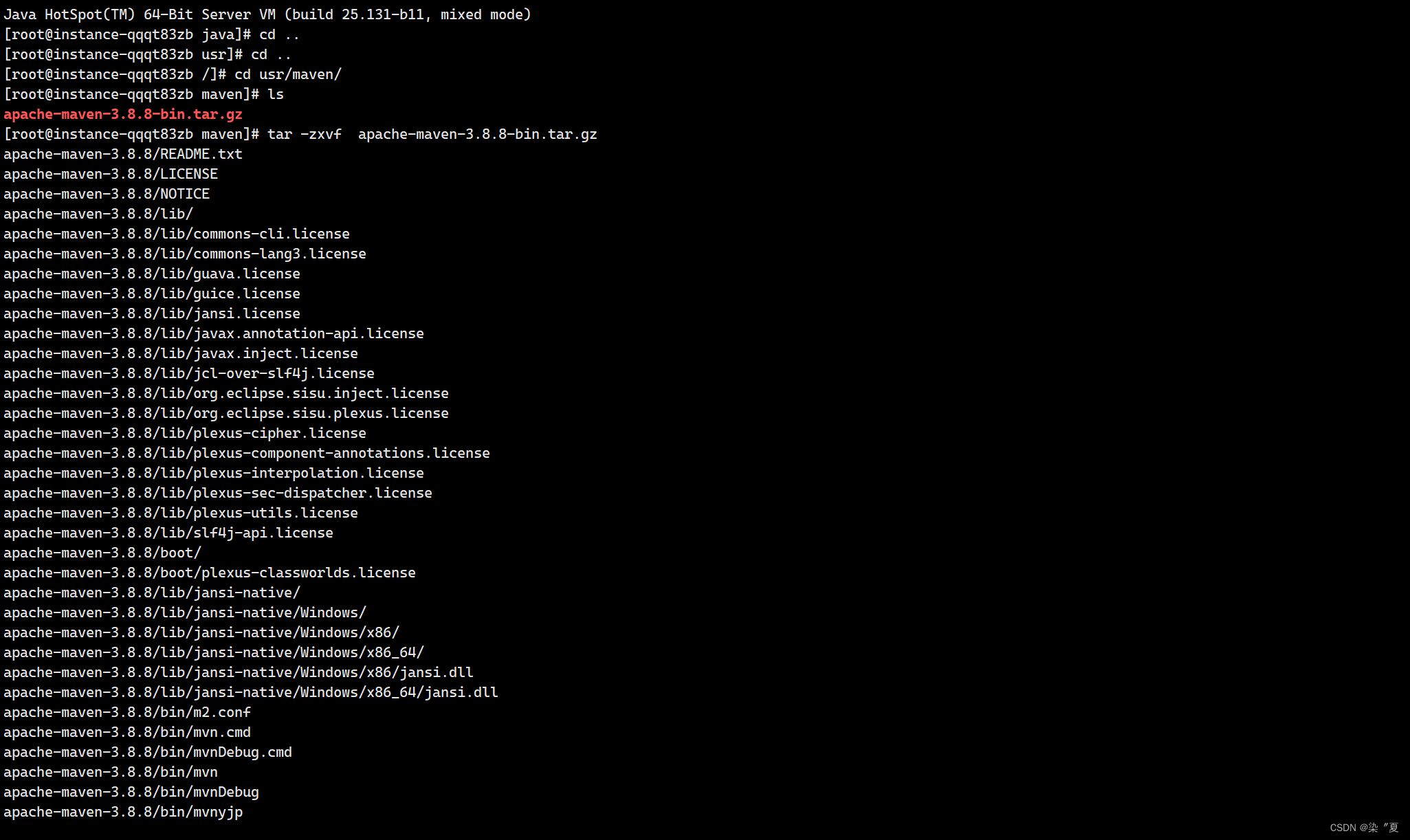 linux 安装 maven 3.8 版本-阿里云开发者社区