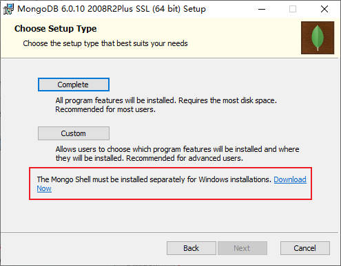 MongoDB【部署 03】Windows系统安装mongodb并设置用户名密码（无需安装mongosh）及SpringBoot集成报错 Command failed with error ...