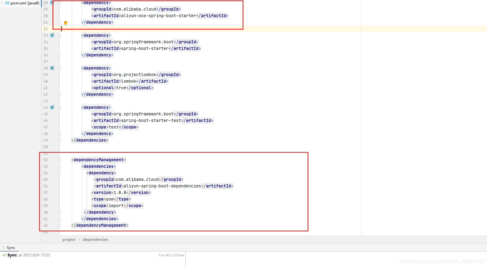 完美解决导入aliyun-oss-spring-boot-starter导入依赖报错-阿里云开发者社区