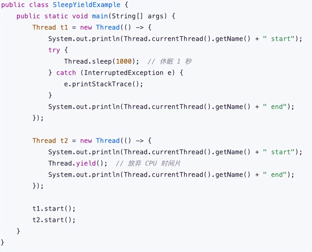 Java 高级面试技巧：yield() 与 sleep() 方法的使用场景和区别-阿里云开发者社区