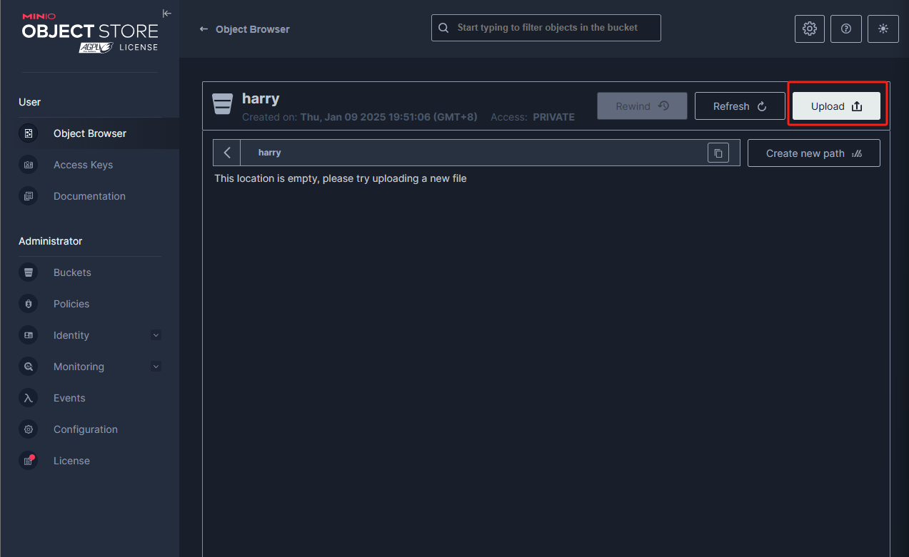 Windows下Minio的安装以及基本使用-阿里云开发者社区