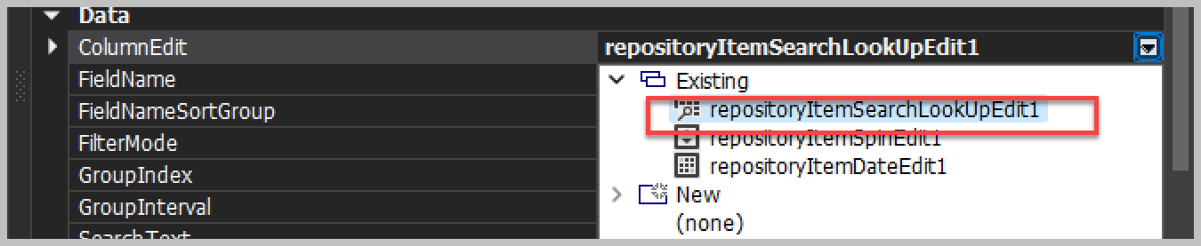 在DevExpress的GridView的列中，使用RepositoryItemSearchLookUpEdit控件实现产品列表信息的展示和选择-阿里云开发者社区