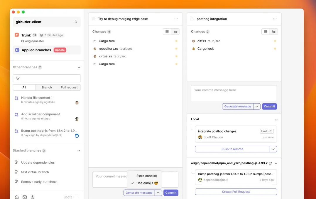 介绍GitButler虚拟分支与AI驱动的Git管理-开发者社区-阿里云