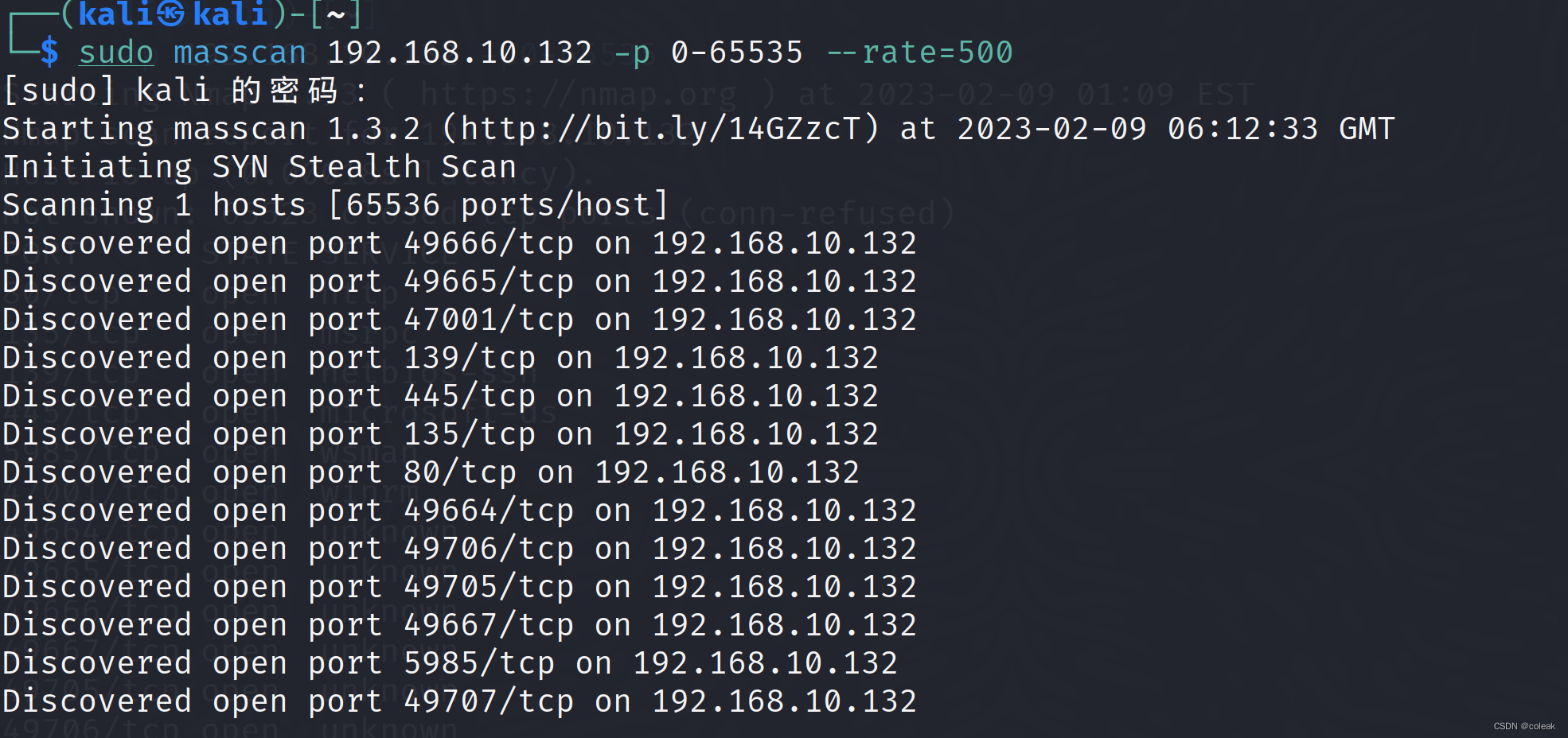 masscan端口扫描常用命令与参数详解-开发者社区-阿里云