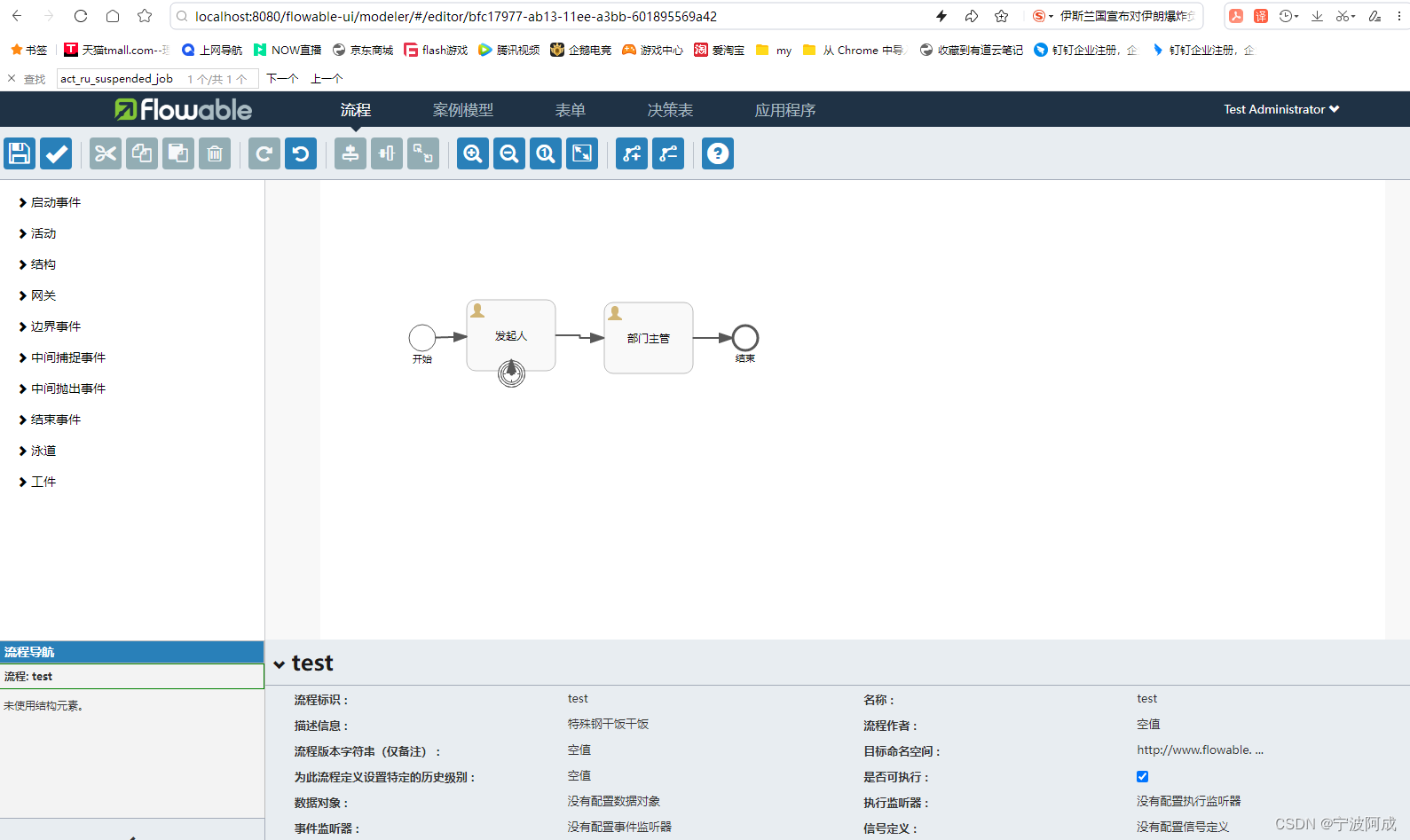 如何启动flowable的Flowable UI画工作流程图-阿里云开发者社区