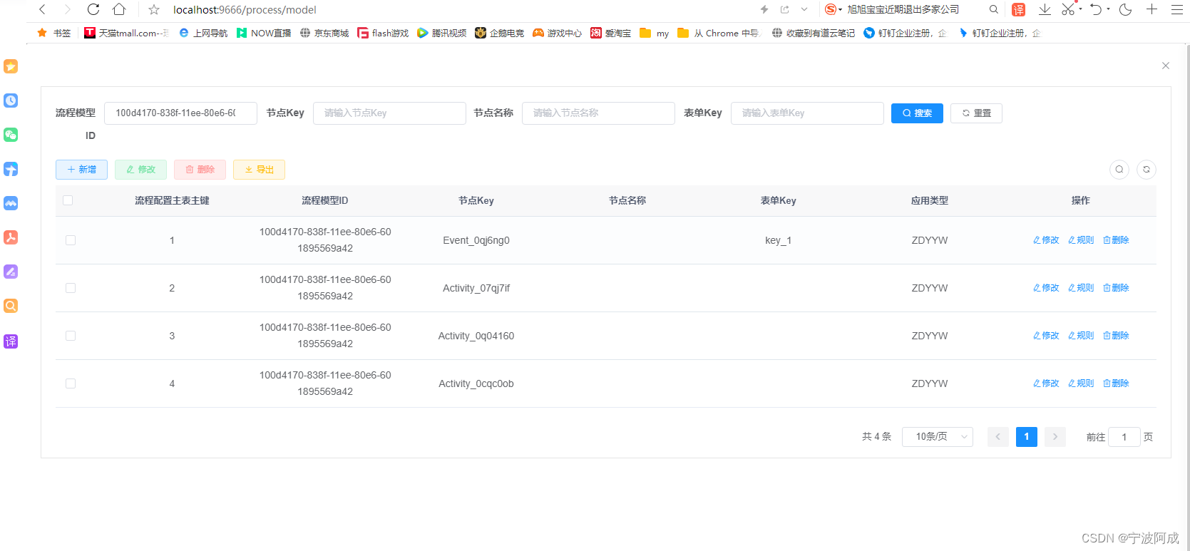 基于若依的ruoyi-nbcio流程管理系统增加流程节点配置（二）-阿里云开发者社区