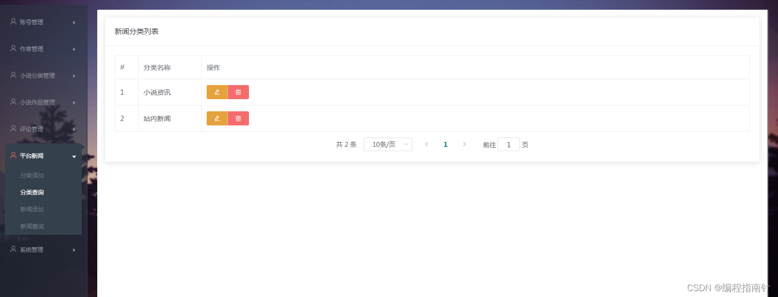 小说网站|基于Springboot+Vue实现在线小说阅读网站-阿里云开发者社区