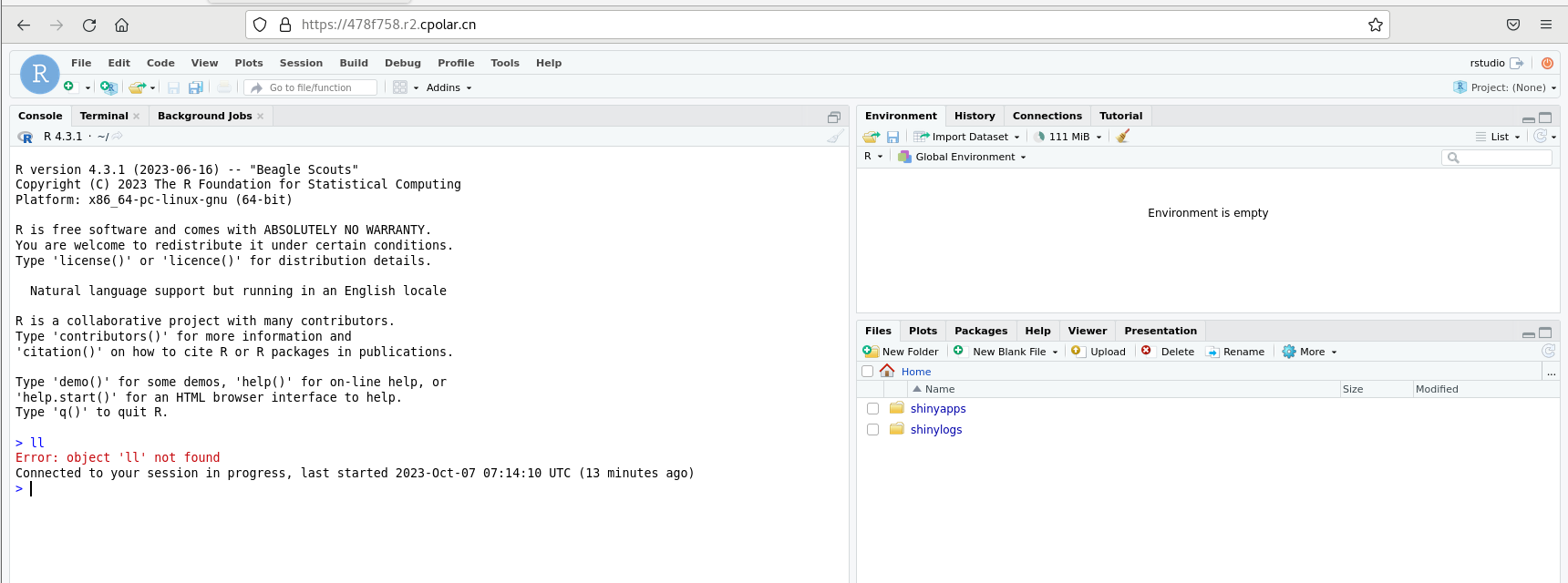 Linux Docker安装RStudio Server后使用cpolar远程访问-开发者社区-阿里云