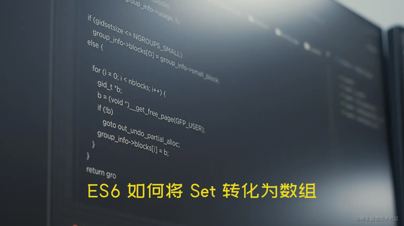 ES6 如何将 Set 转化为数组-阿里云开发者社区