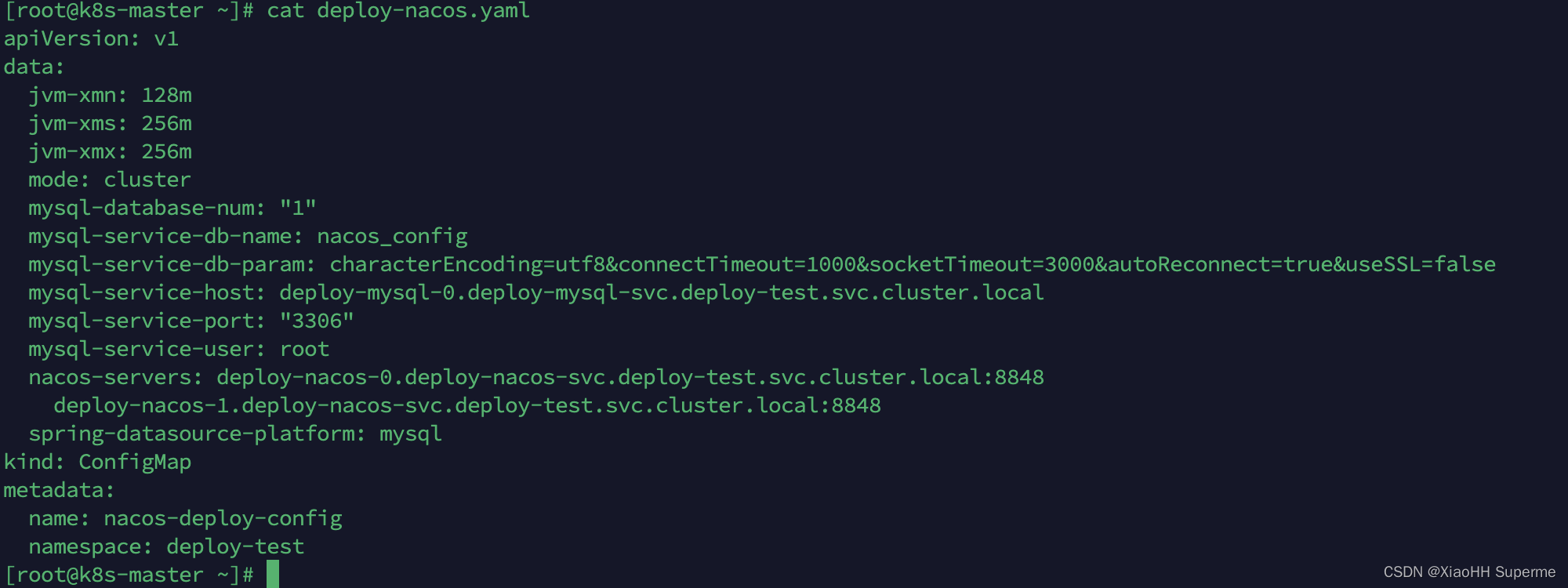 Kubernetes中使用StatefulSet和MySQL部署Nacos集群-开发者社区-阿里云