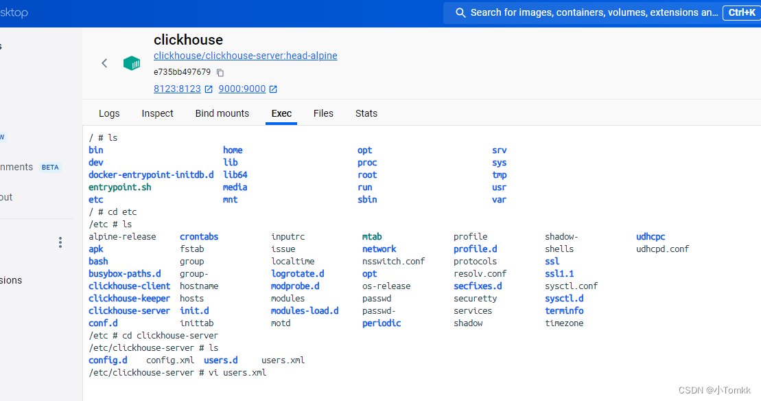 Docker Desktop 安装 ClickHouse 超级简单教程-阿里云开发者社区