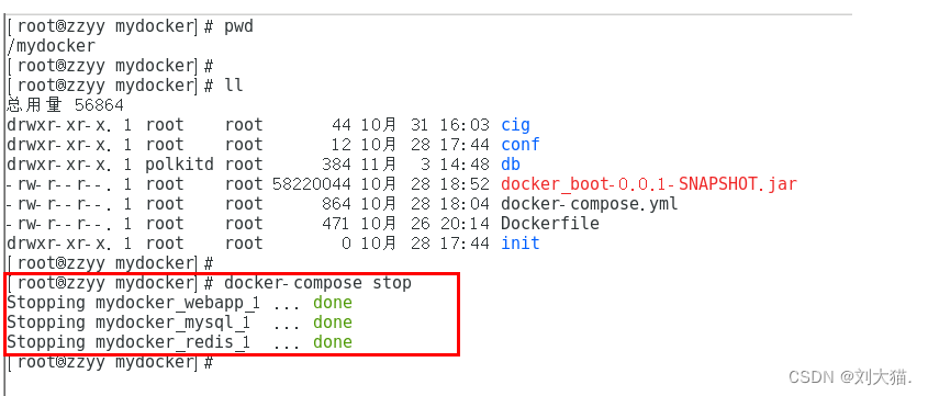 《docker高级篇（大厂进阶）：5.Docker-compose容器编排》包括是什么能干嘛去哪下、Compose核心概念、Compose使用三个步骤、Compose常用命令、Compose ...