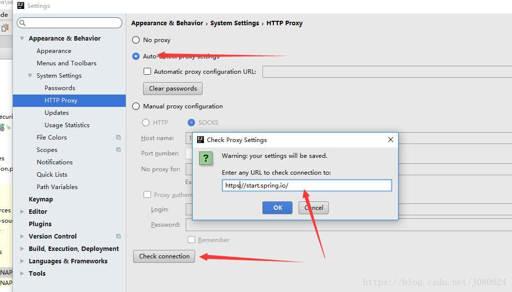 Initialization failed for 'https://start.spring.io' Please check URL, network and proxy settings ...