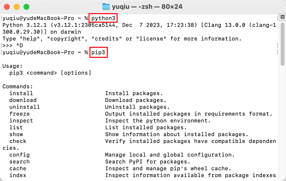 在Mac上安装Python3.12并配置环境变量与VSCode-开发者社区-阿里云