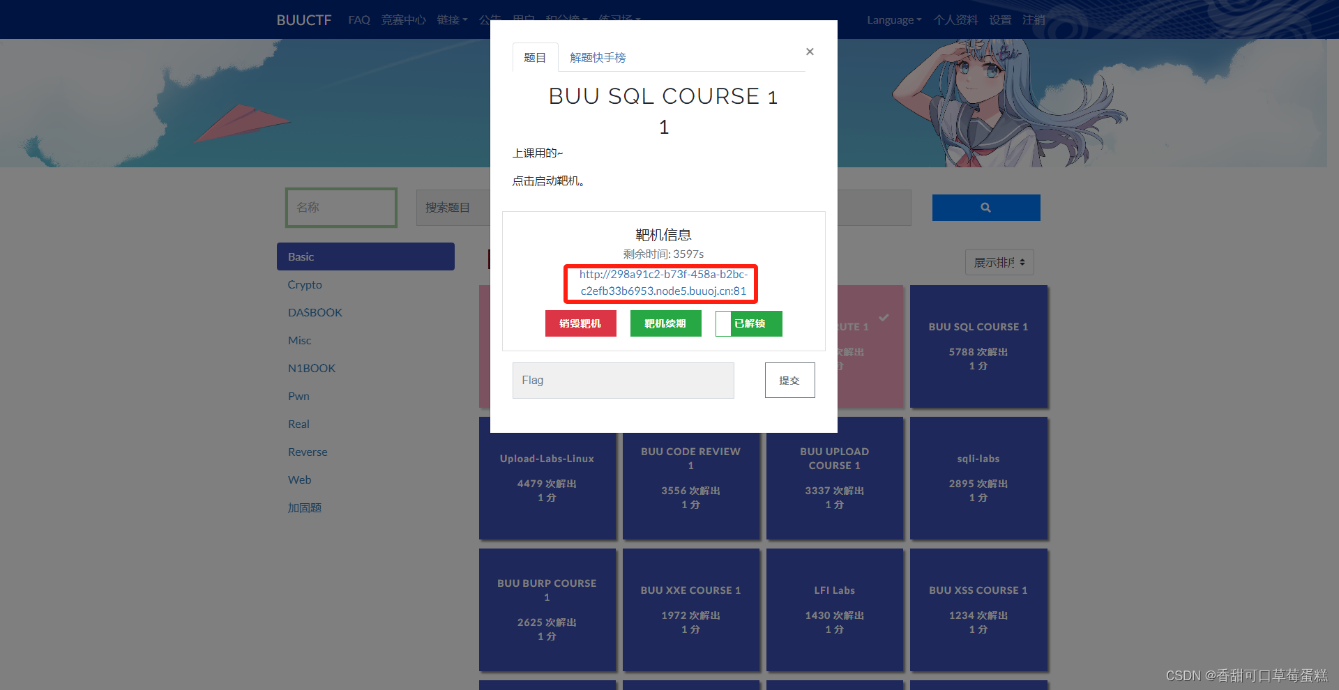 BUUCTF Basic入门题解Writeup含LFI暴力破解SQL注入-开发者社区-阿里云