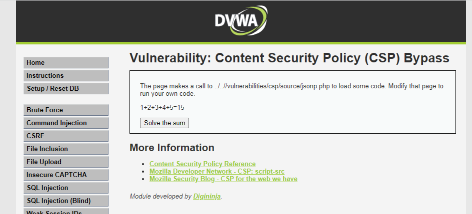 DVWA CSP Bypass漏洞分级通关指南-开发者社区-阿里云