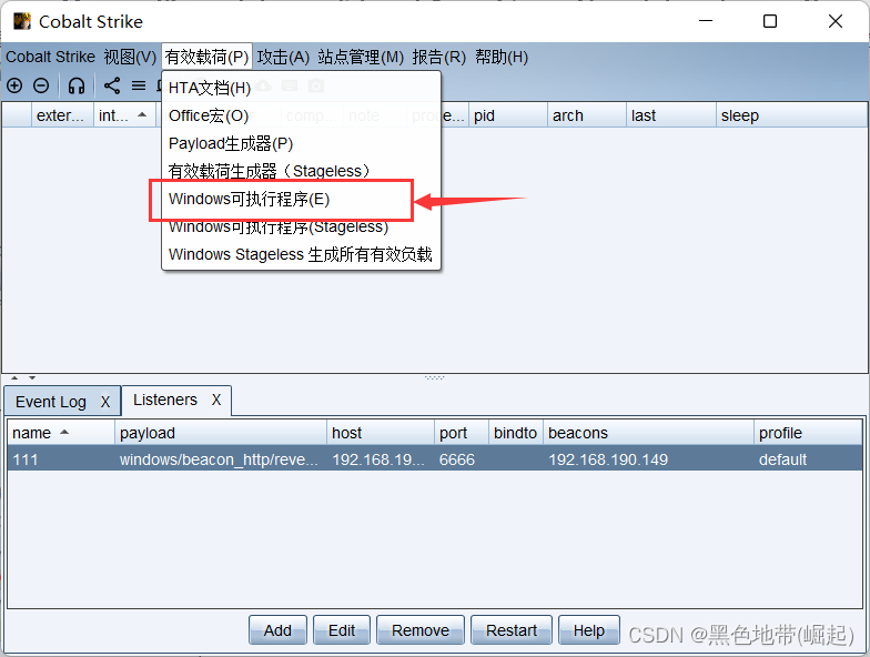 【内网安全-CS】Cobalt Strike启动运行&上线方法&插件-阿里云开发者社区