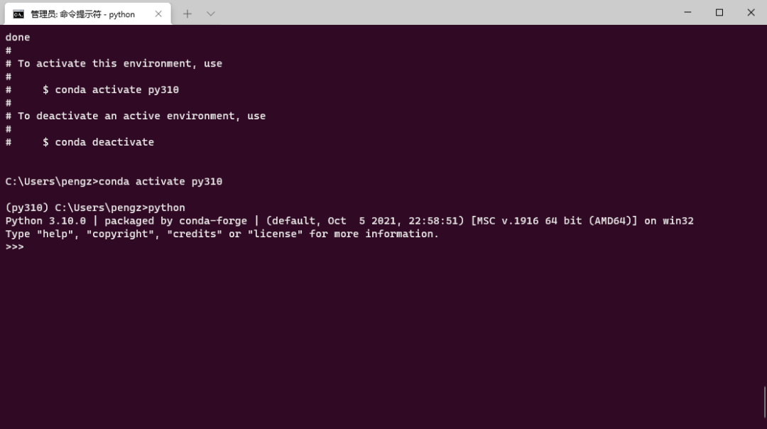 利用Conda尝鲜Python 3.10-阿里云开发者社区