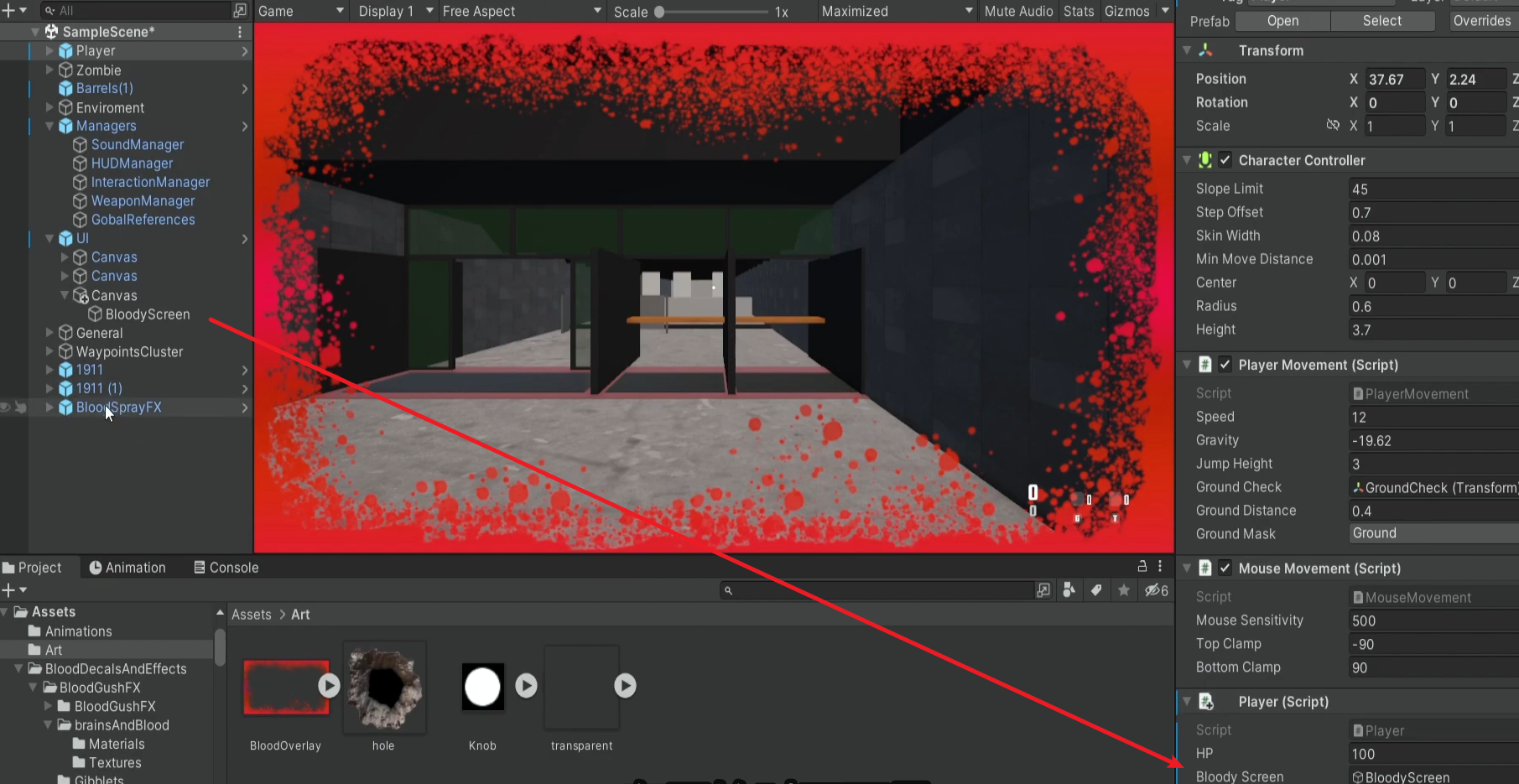 【unity小技巧】受伤屏幕闪红、死亡动画、死亡黑屏效果-阿里云开发者社区