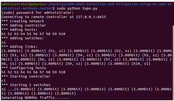 在软件定义网络中使用机器学习的方法进行 DDOS 攻击检测与缓解--实验-阿里云开发者社区