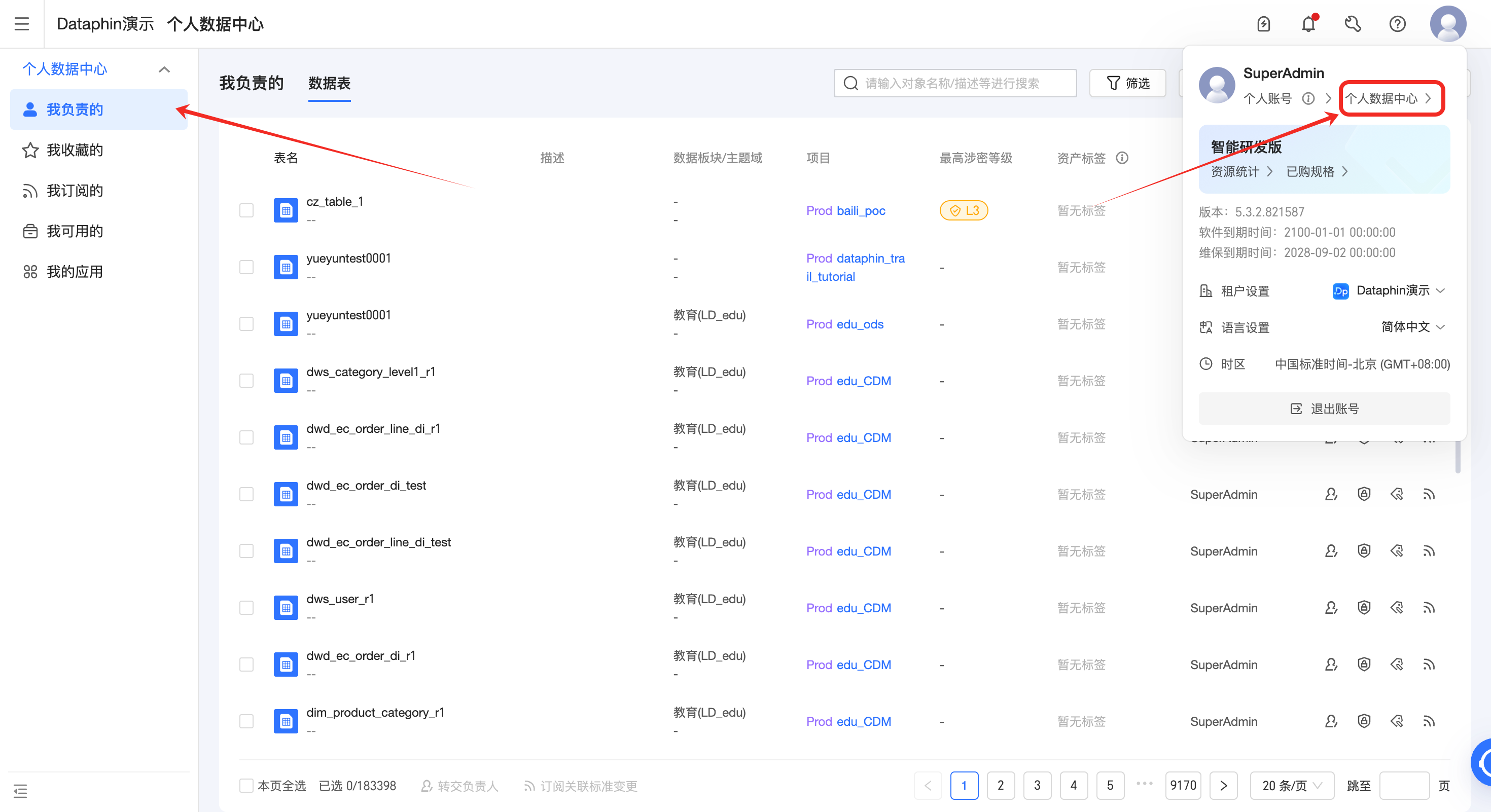 Dataphin功能Tips系列（79）精准获知标准更新动态，协同治理更高效-阿里云开发者社区