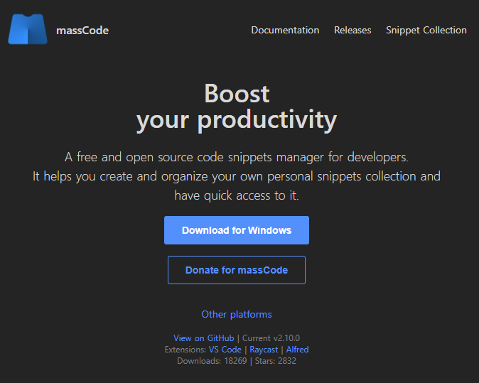 massCode 一款优秀的开源代码片段管理器-阿里云开发者社区