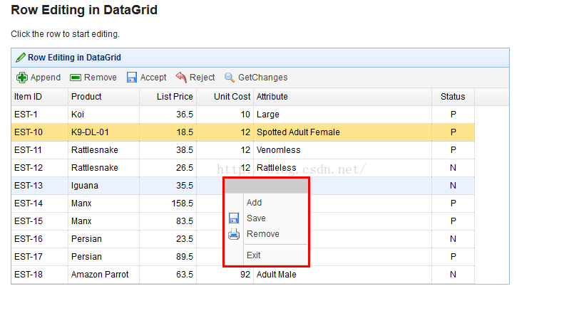 Datagrid添加右键菜单-阿里云开发者社区
