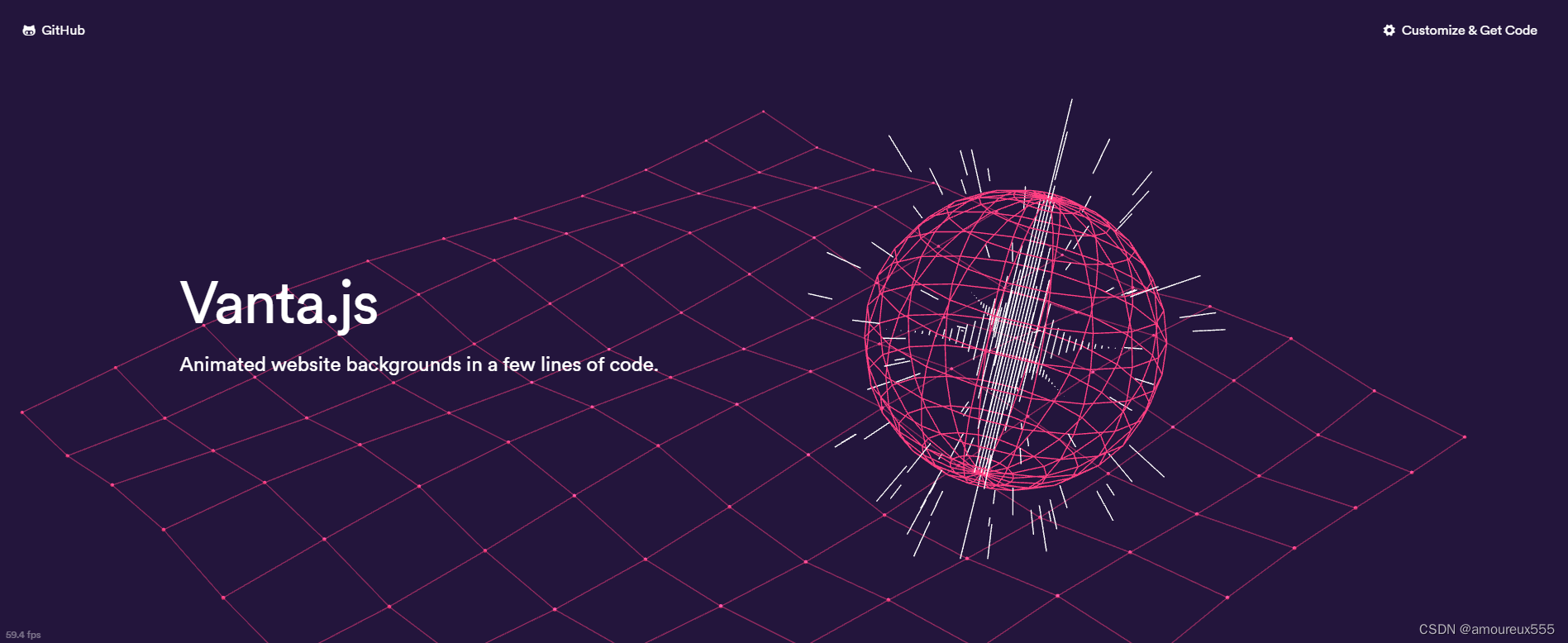 【vue】 网站动态背景 | vanta.js的使用-阿里云开发者社区