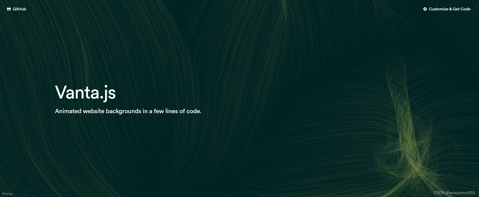 Vue使用vanta.js实现网站动态背景-开发者社区-阿里云
