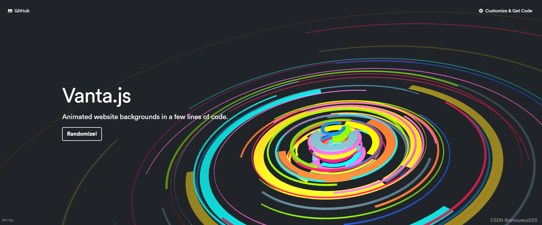 【vue】 网站动态背景 | vanta.js的使用-阿里云开发者社区
