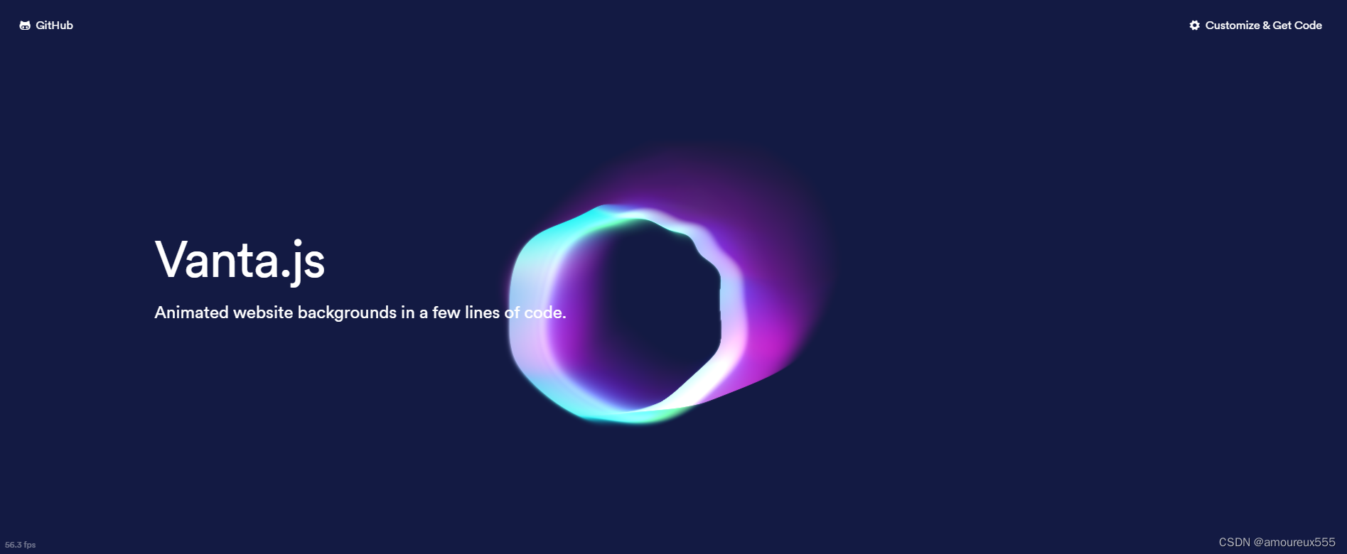 【vue】 网站动态背景 | vanta.js的使用-阿里云开发者社区