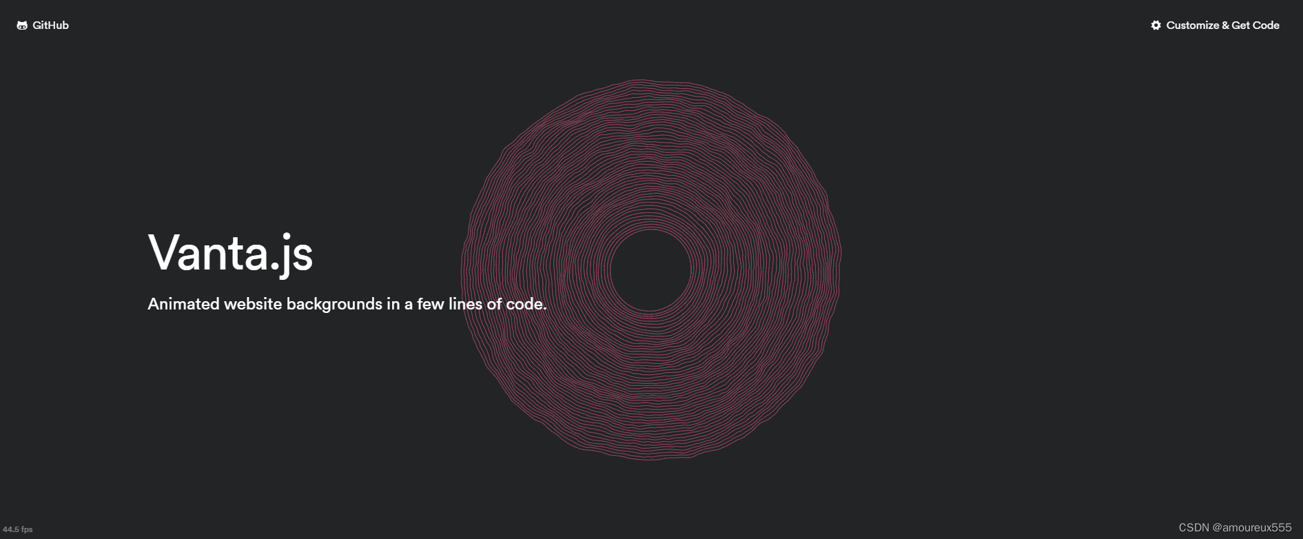 【vue】 网站动态背景 | vanta.js的使用-阿里云开发者社区