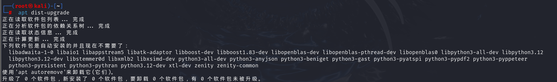 kali修改apt安装的源为国内源，提升访问速度，以及apt update ，apt upgrade和apt dist-upgrade的区别 ...