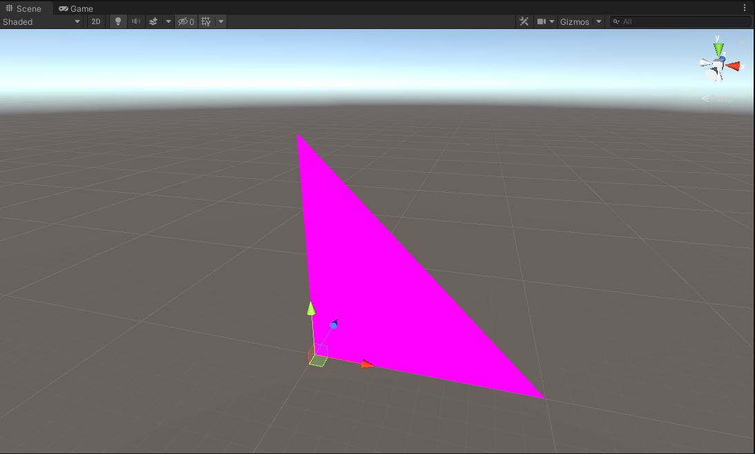 Unity3D学习笔记1——绘制一个三角形-阿里云开发者社区