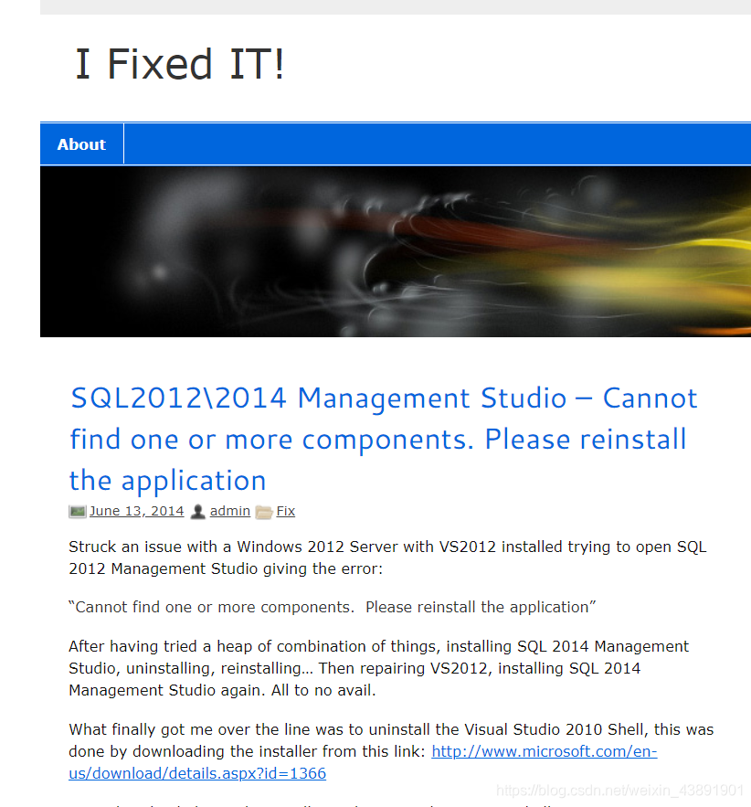 SqlServer旁门左道之启动报错（cannot find one or more components.Please reinstall the application。）终极解决方案 ...