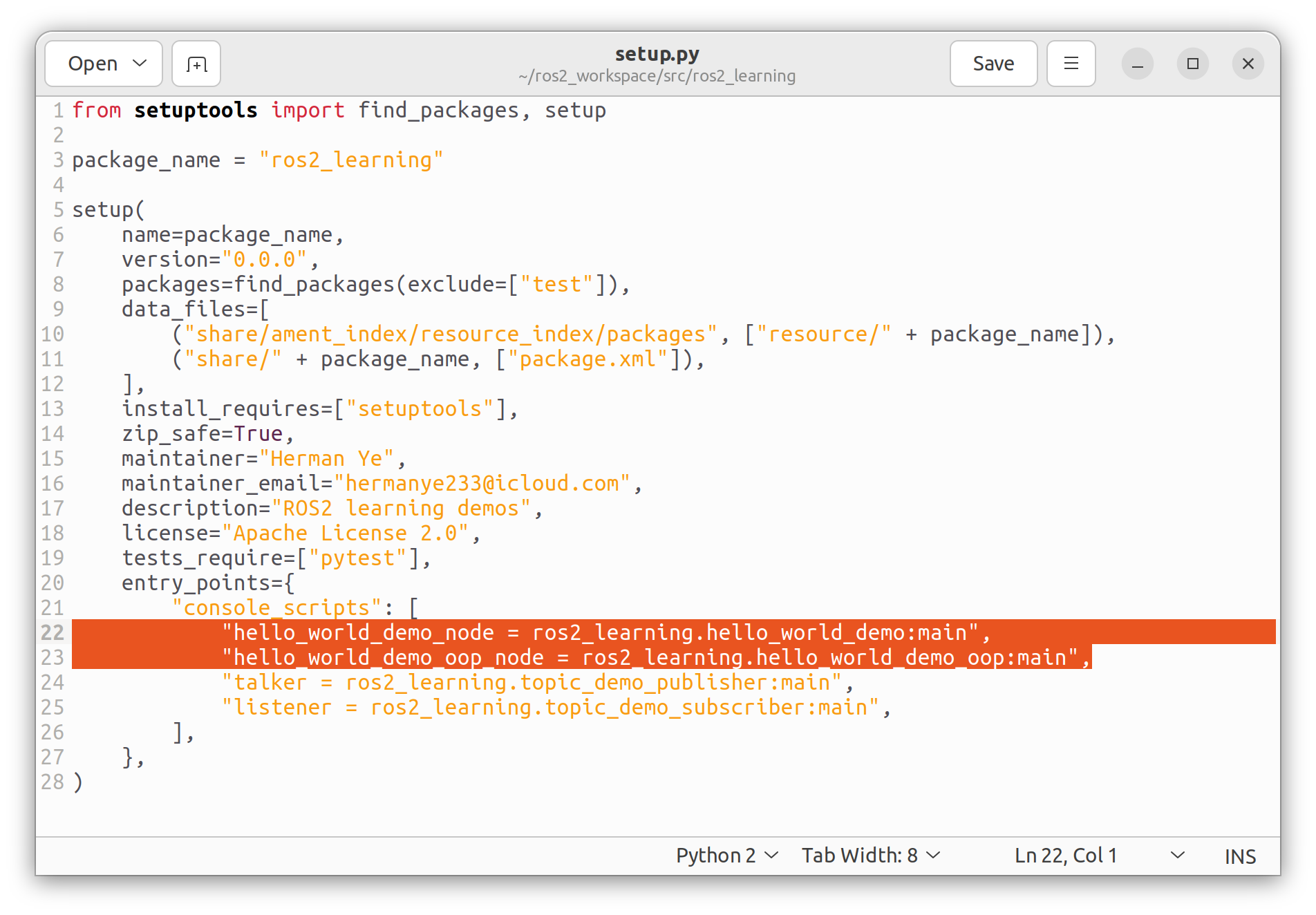 ROS2节点教程从概念到实践详解命令行工具与Python编程创建构建-开发者社区-阿里云
