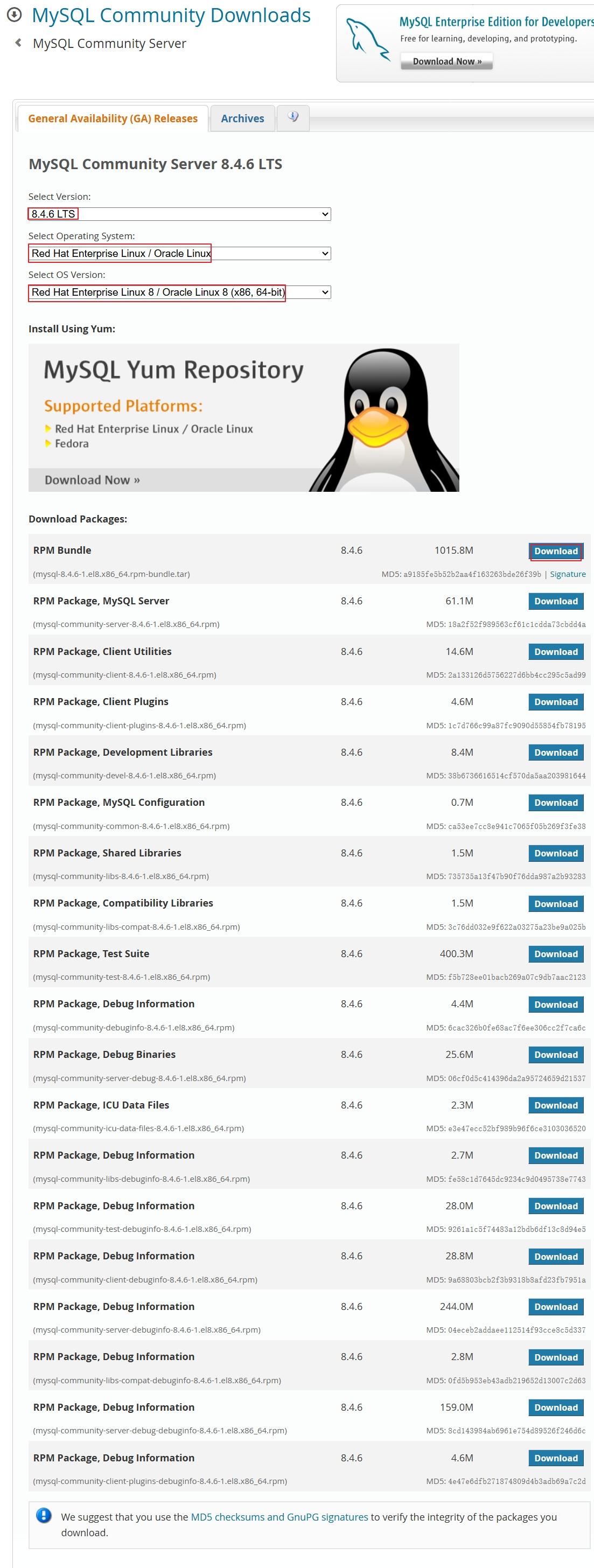 在CentOS等RHEL系列上使用离线RPM包安装MySQL-开发者社区-阿里云