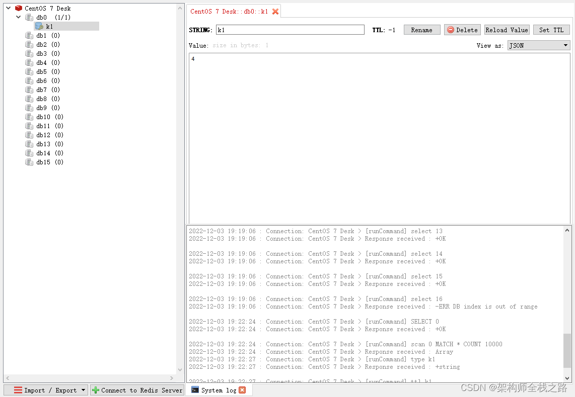2022 年超详细步骤讲解 CentOS 7 安装Redis 。解决Redis Desktop Manager 图形化工具连接失败解决 ；connection failed处理。开机自启 ...