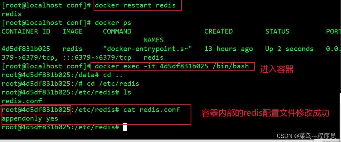 一文教会你如何在Linux系统中使用Docker安装Redis 、以及如何使用可视化工具连接【详细过程+图解】-阿里云开发者社区