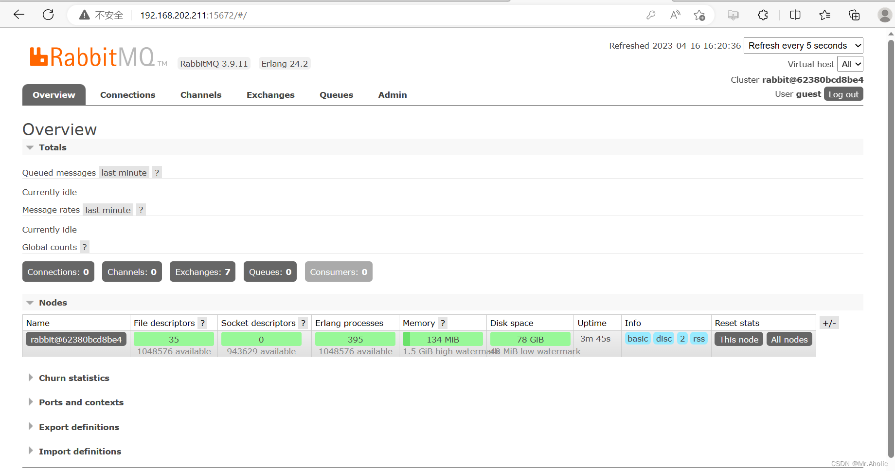 消息中间件RabbitMQ---Docker安装RabbitMQ、以及RabbitMQ的基本使用【二】-阿里云开发者社区