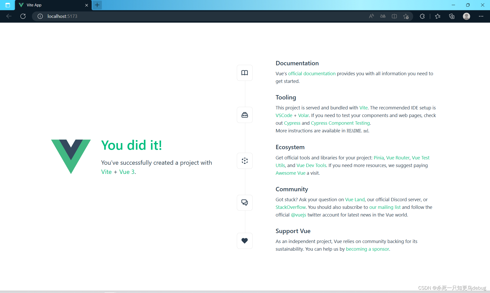 使用npm,快速构建第一个vue项目-阿里云开发者社区